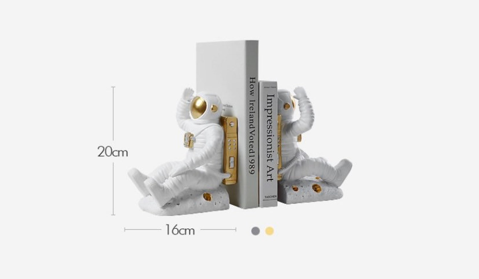 Astronauts Decorative Bookends Space Bookends for - Etsy