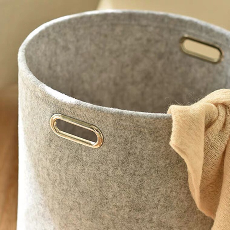 Container Foldable Box Felt Storage Basket Sundries Container - Etsy