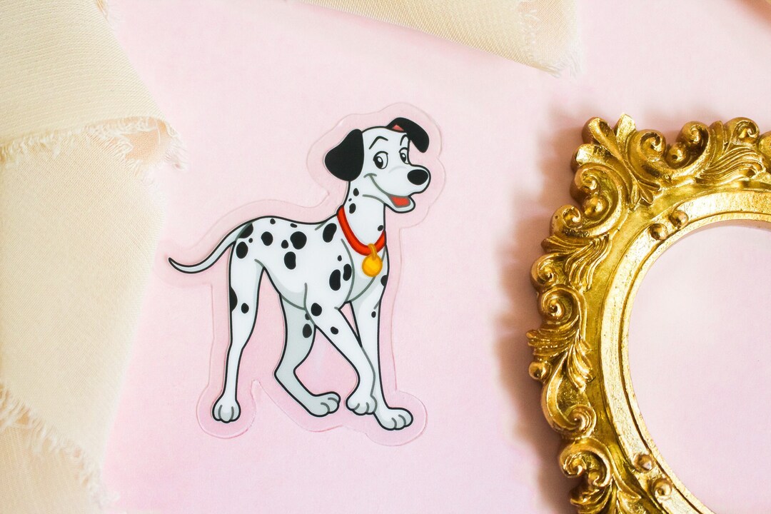 Pongo Clear Sticker / 101 Dalmatians / Waterproof Sticker/ Vinyl ...