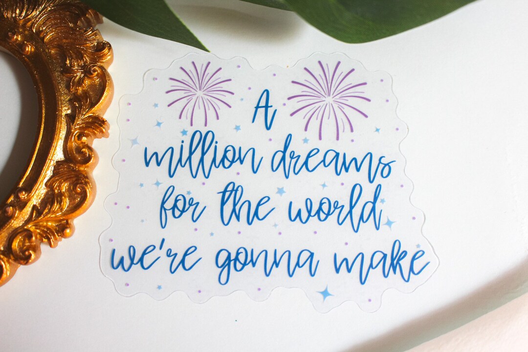 The Greatest Showman CLEAR Sticker, P.T. Barnum, Musical, A Million ...