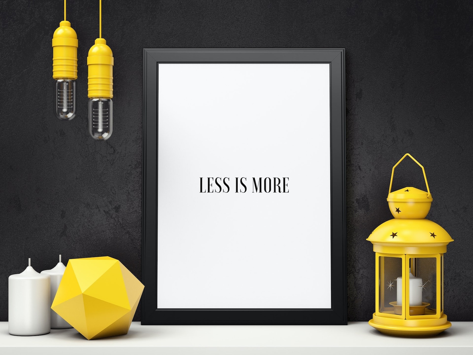 Less Is More Minimalist Poster Less Is More A4 Print | Etsy