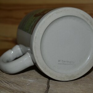 Vintage Clay Barware Beer Glass Made in West Germany Traditional Pint ...