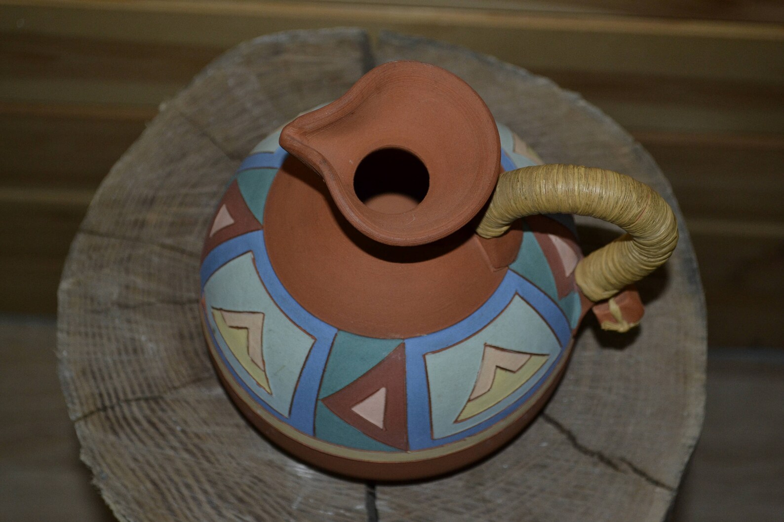 Vintage Original Hand Made Red Clay Water Pitcher Vintage - Etsy