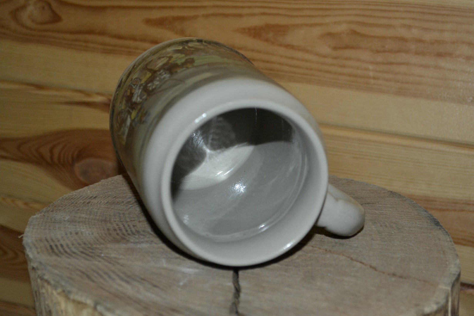 Vintage Clay Barware Beer Glass Made in West Germany Traditional Pint ...