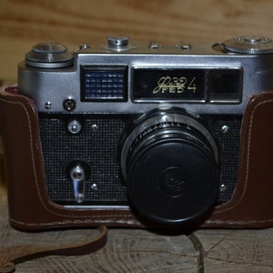 Vintage FED 4 Soviet Camera 35mm Foto USSR Photo Camera With Case Made ...