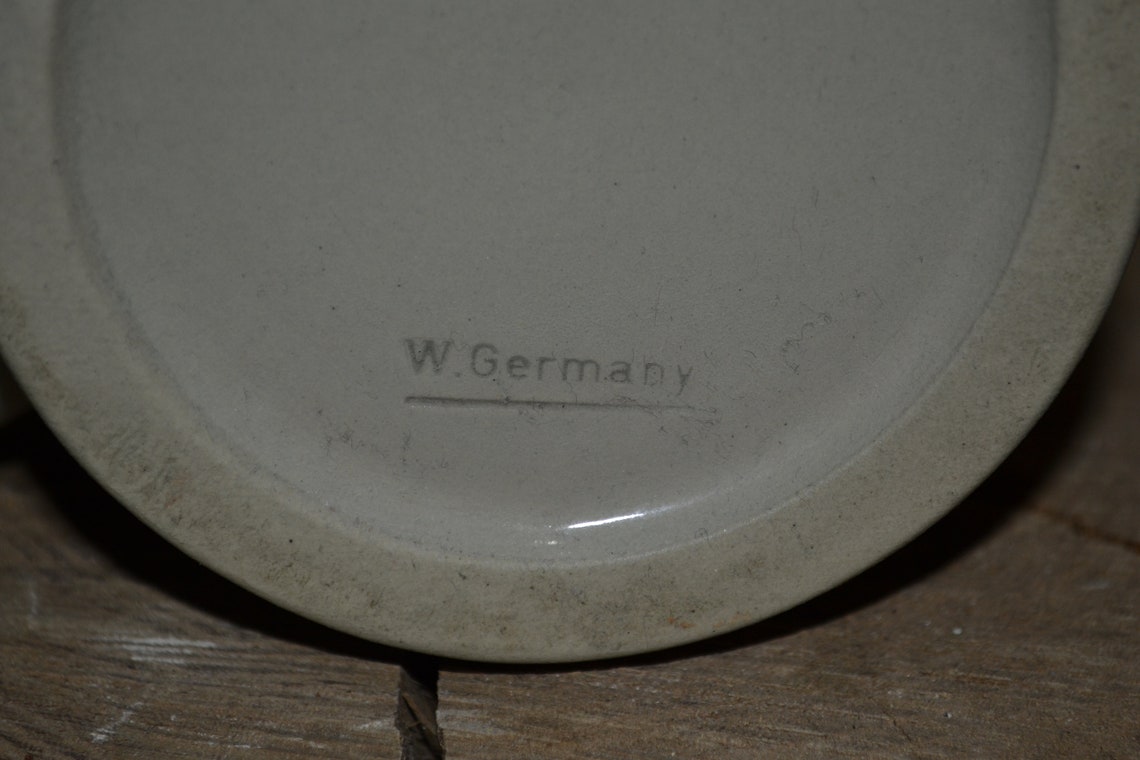 Vintage Clay Barware Beer Glass Made in West Germany Traditional Pint ...