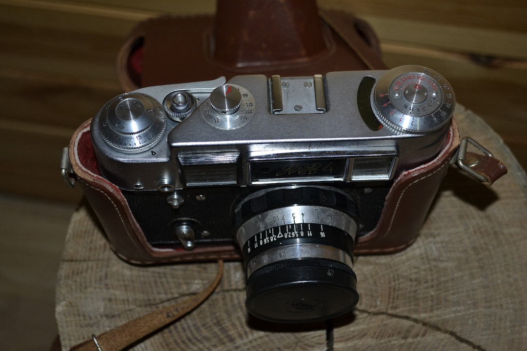 Vintage FED 4 Soviet Camera 35mm Foto USSR Photo Camera With Case Made ...