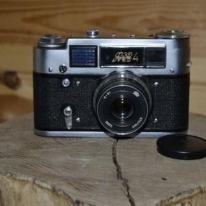 Vintage FED 4 Soviet Camera 35mm Foto USSR Photo Camera With Case Made ...