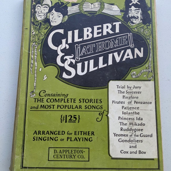 Gilbert and Sullivan - Etsy