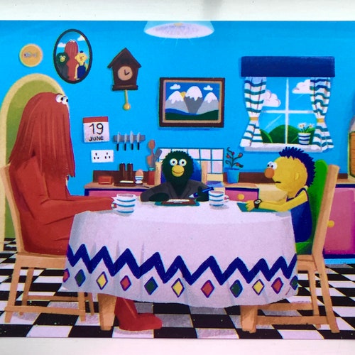 Don't Hug Me I'm Scared DHMIS Portrait Art - Etsy