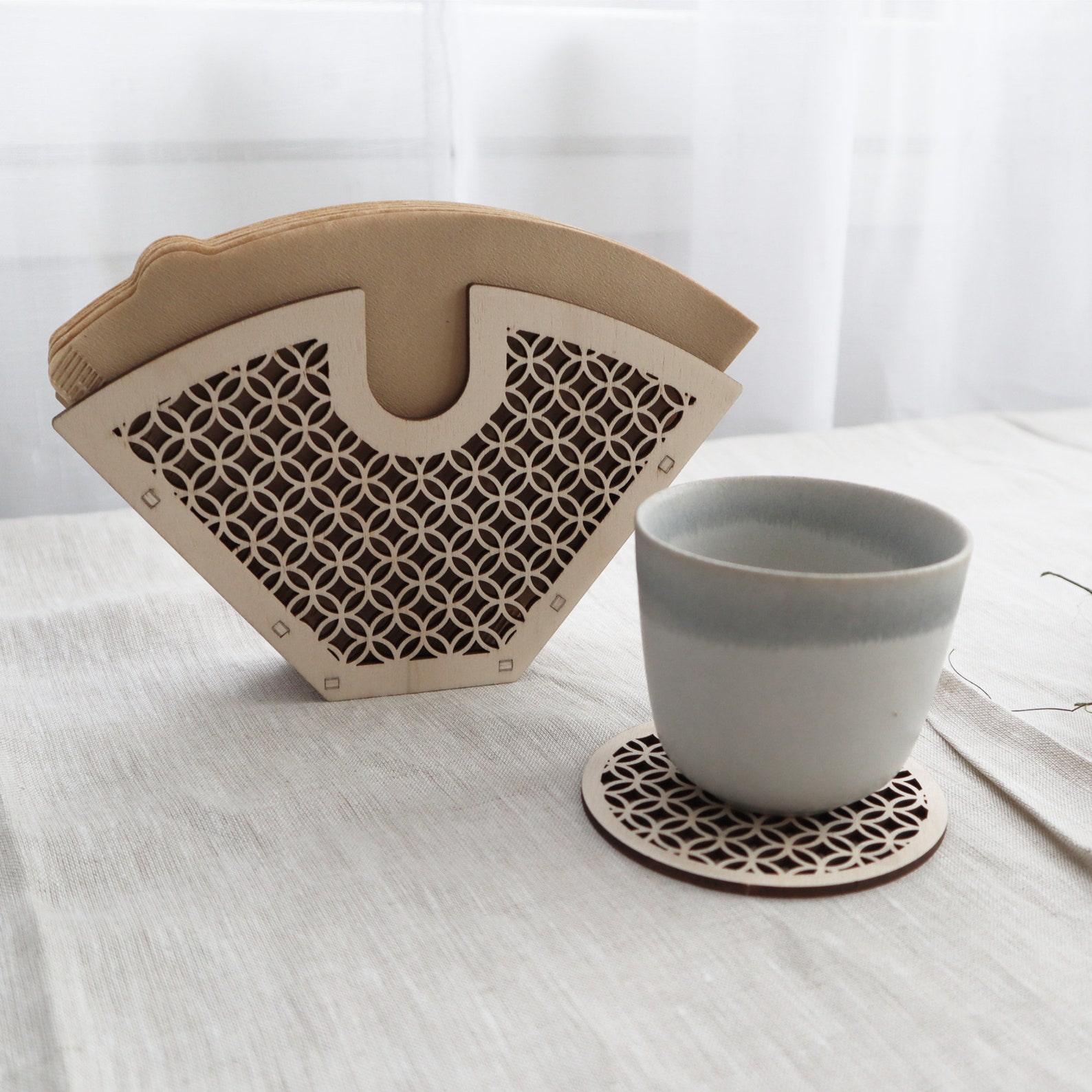 Wooden Filter Bag Holder Pitsi - Etsy
