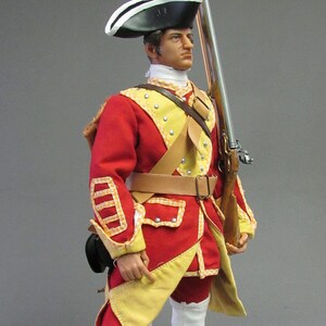British Redcoat 1:6 Scale Figure 1745 - Etsy
