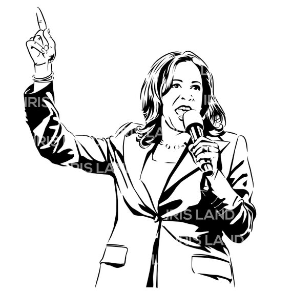 Kamala Harris Coloring Page Coloring Pages