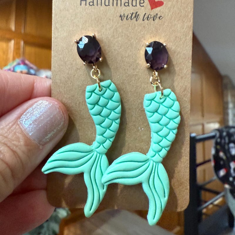Mermaid Tail Earring - Etsy