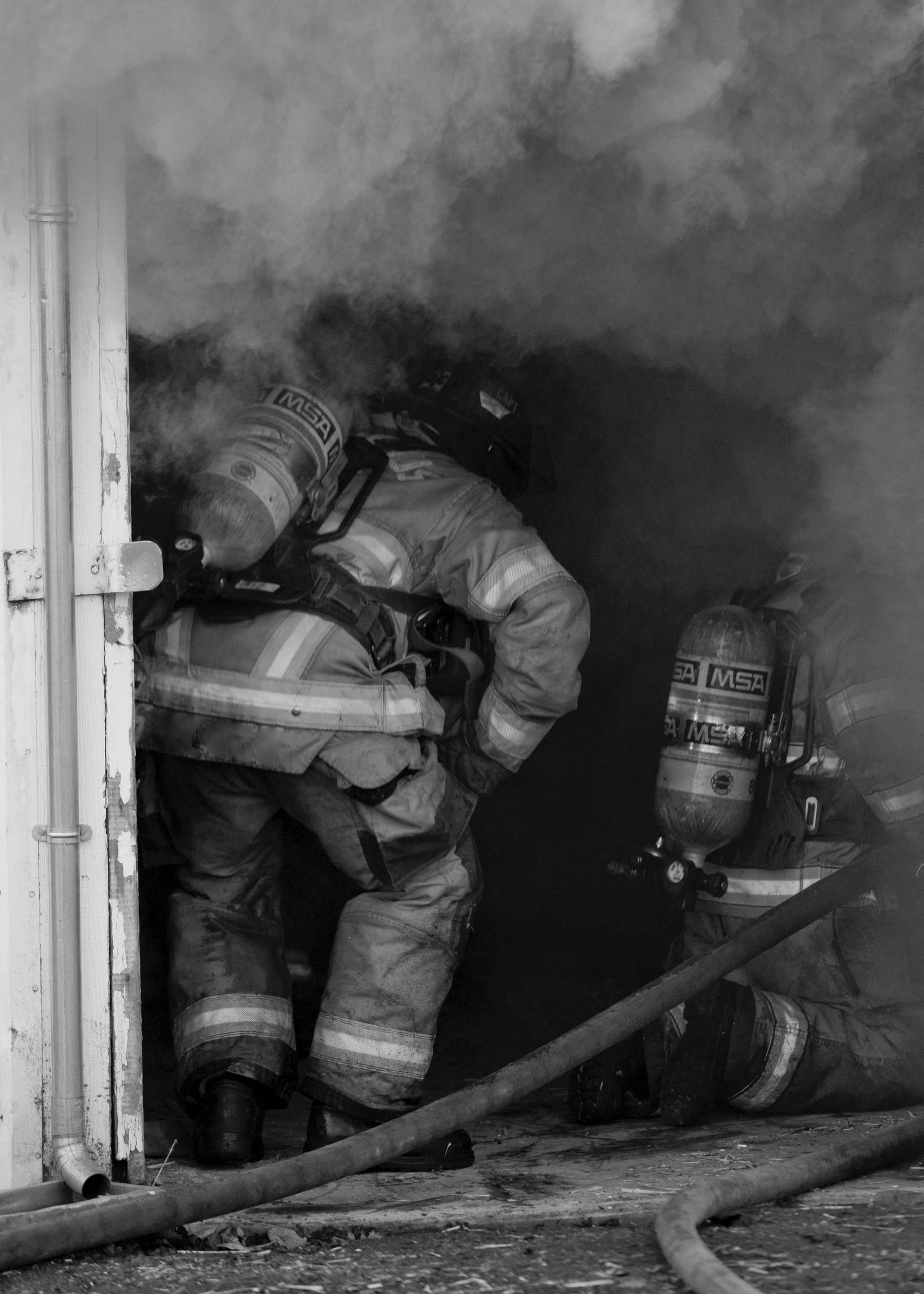 Black and White, Heroes, Firefighter Decor, Firefighter Gift, Fire ...