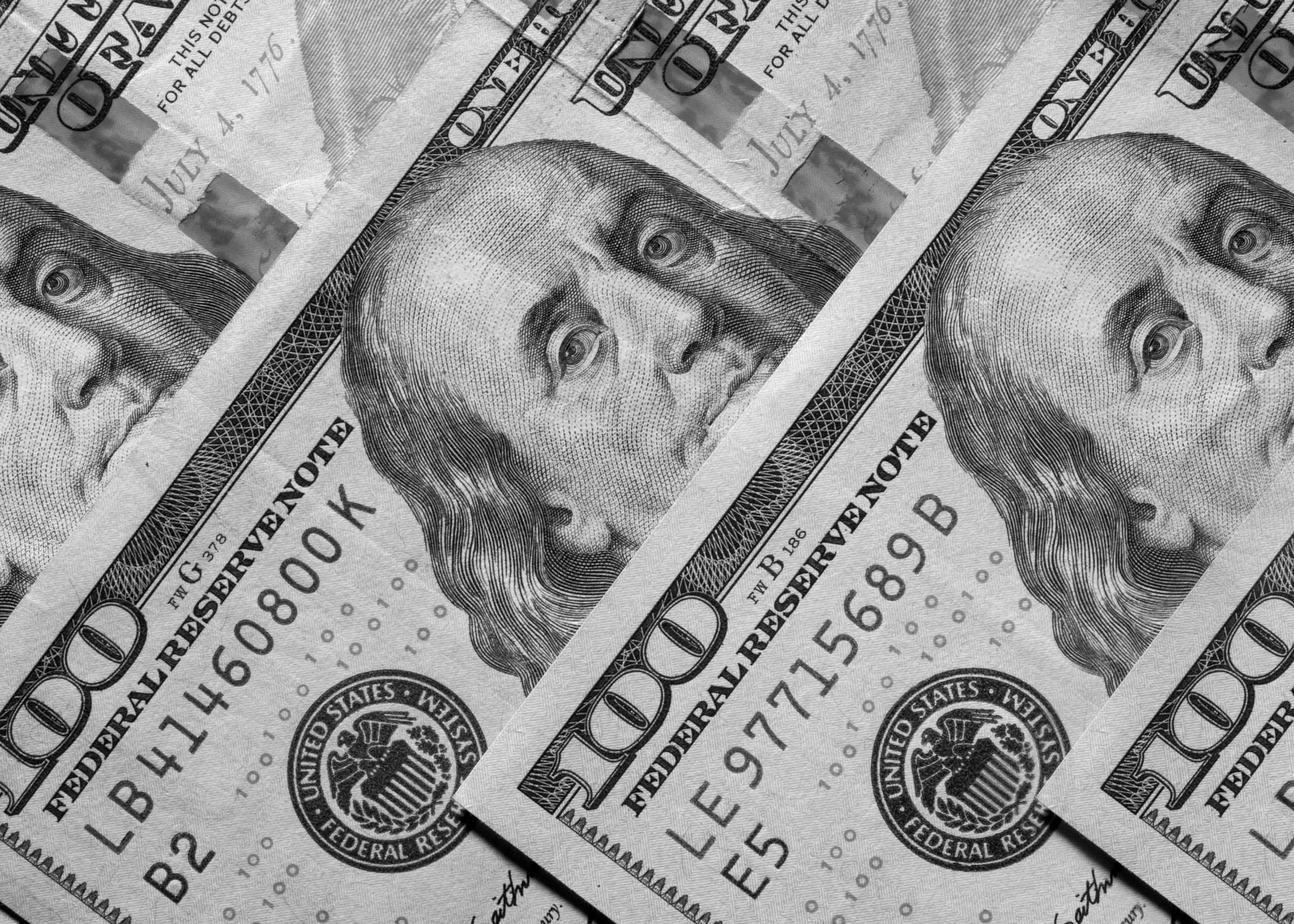 The Three Bens Modern Contemporary, Ben Franklin Photo, Money ...