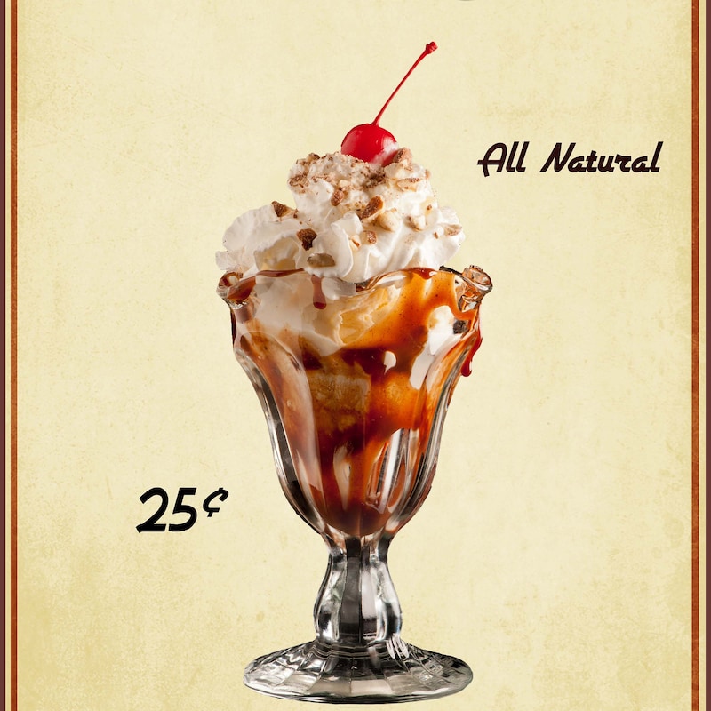 Vintage Sundae Posters - Etsy