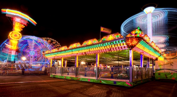 Carnival At Night Photography