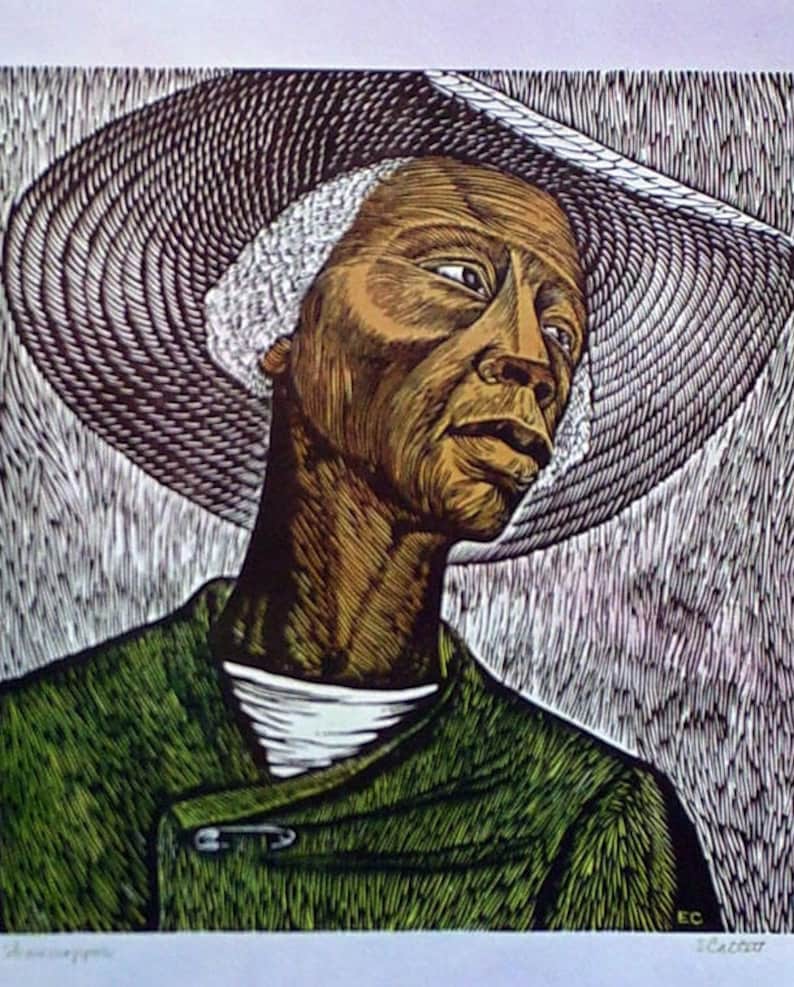 Elizabeth Catlett- Sharecropper (offset Print) - Etsy