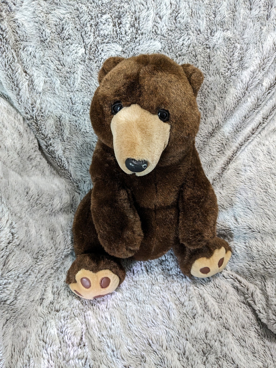 Weighted 1-5lbs Large Brown Bear Plush for Anxiety, ADHD, Stress ...