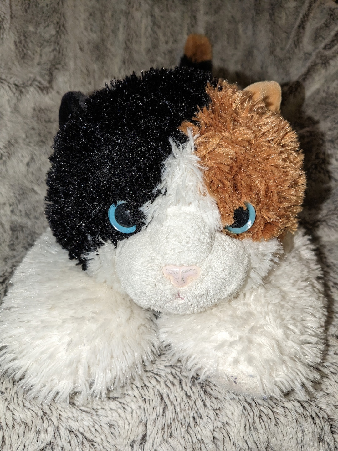 Weighted 1-4lbs Large Calico Cat Plush for Anxiety, ADHD, Stress, Autism, Comfort Therapy ...