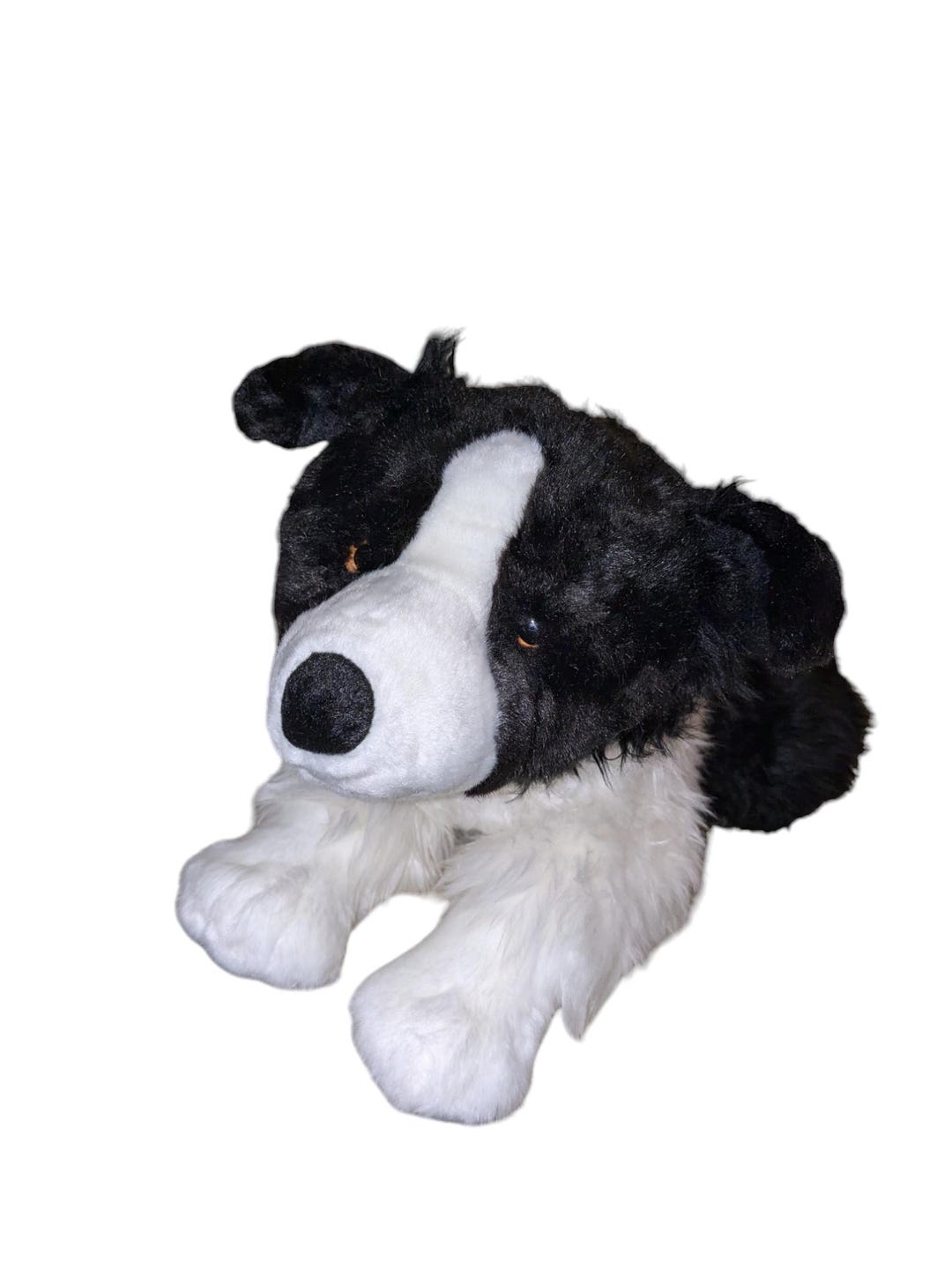 Weighted 1-5lbs Large Border Collie Puppy Dog Plush for Anxiety, ADHD ...