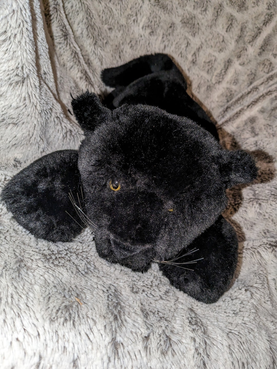 Weighted 1-4lbs Large Black Panther Plush for Anxiety, ADHD, Stress ...