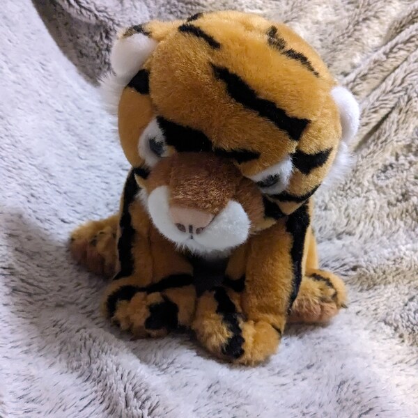 Weighted Stuffed Tiger - Etsy