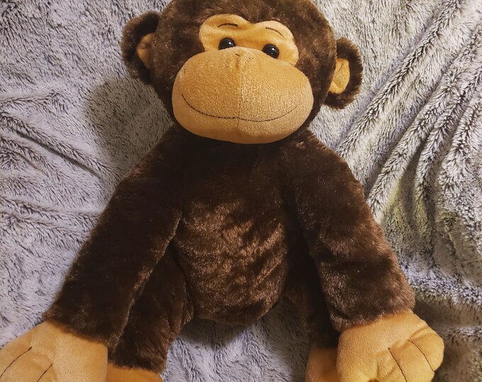 Weighted 4lbs Large Monkey Plush for Anxiety, ADHD, Stress, Autism ...