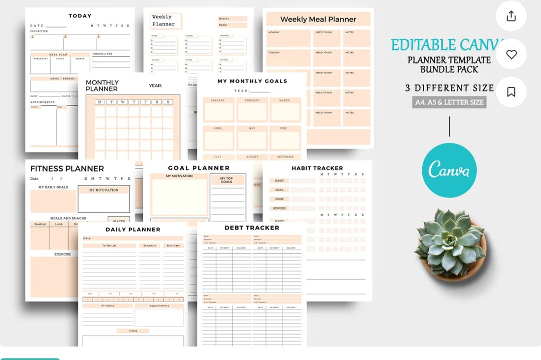 Deluxe Lifeplanning Bundle - Etsy