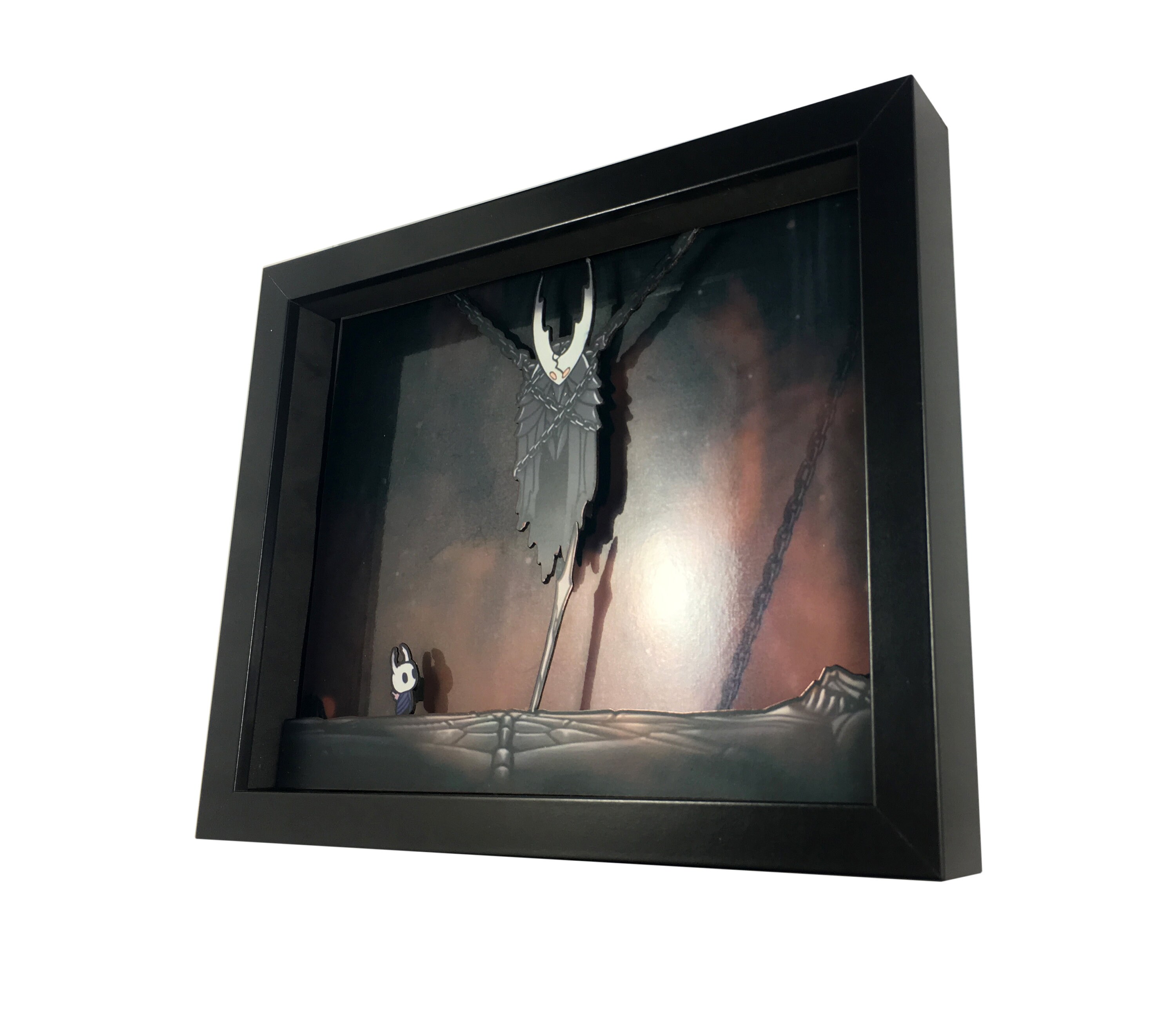 Hollow knight shadow box 3d printed Diorama - glwec.in