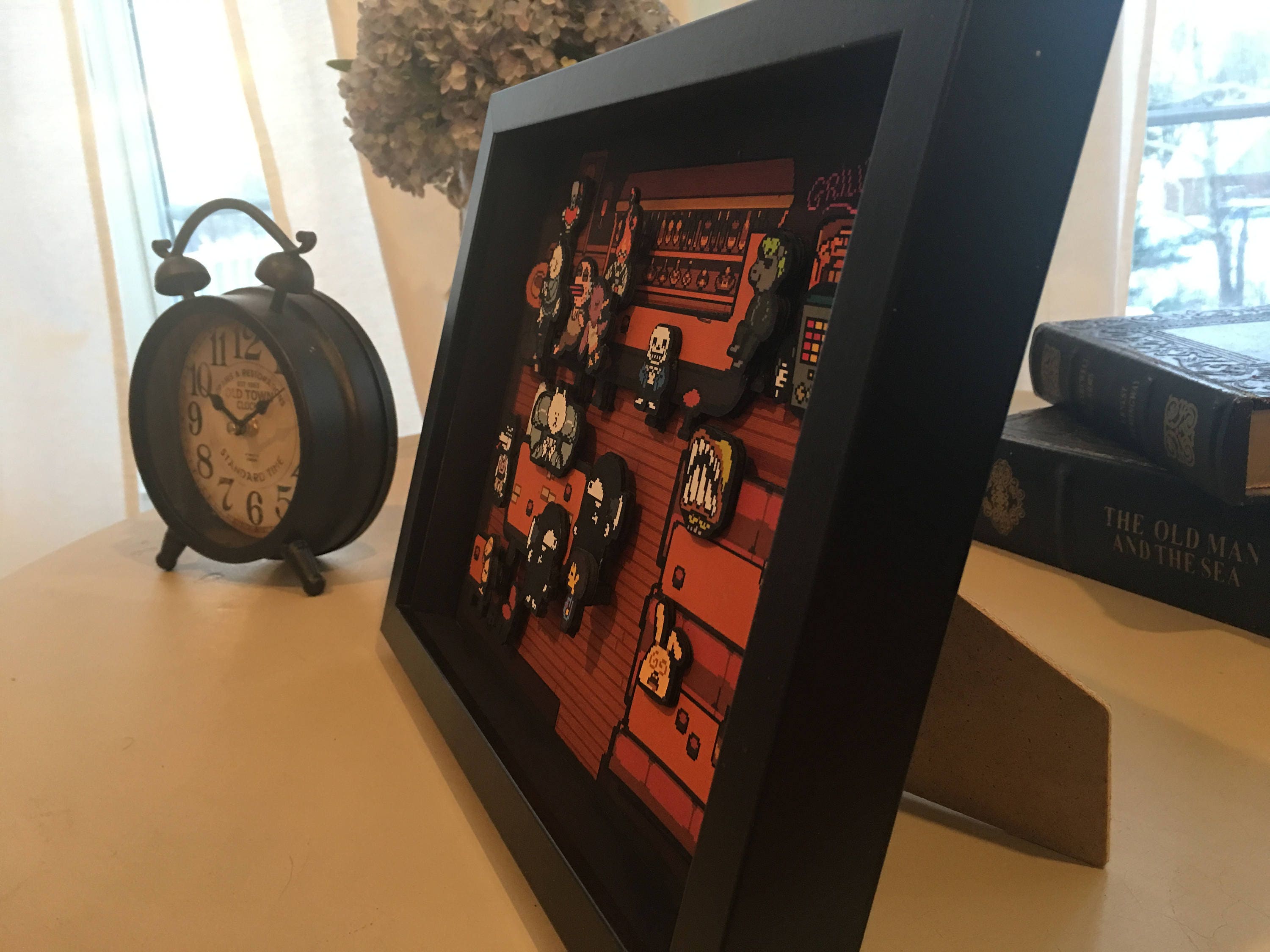 Undertale Snowdin Bar 3D Shadow Box Diorama - Etsy Singapore