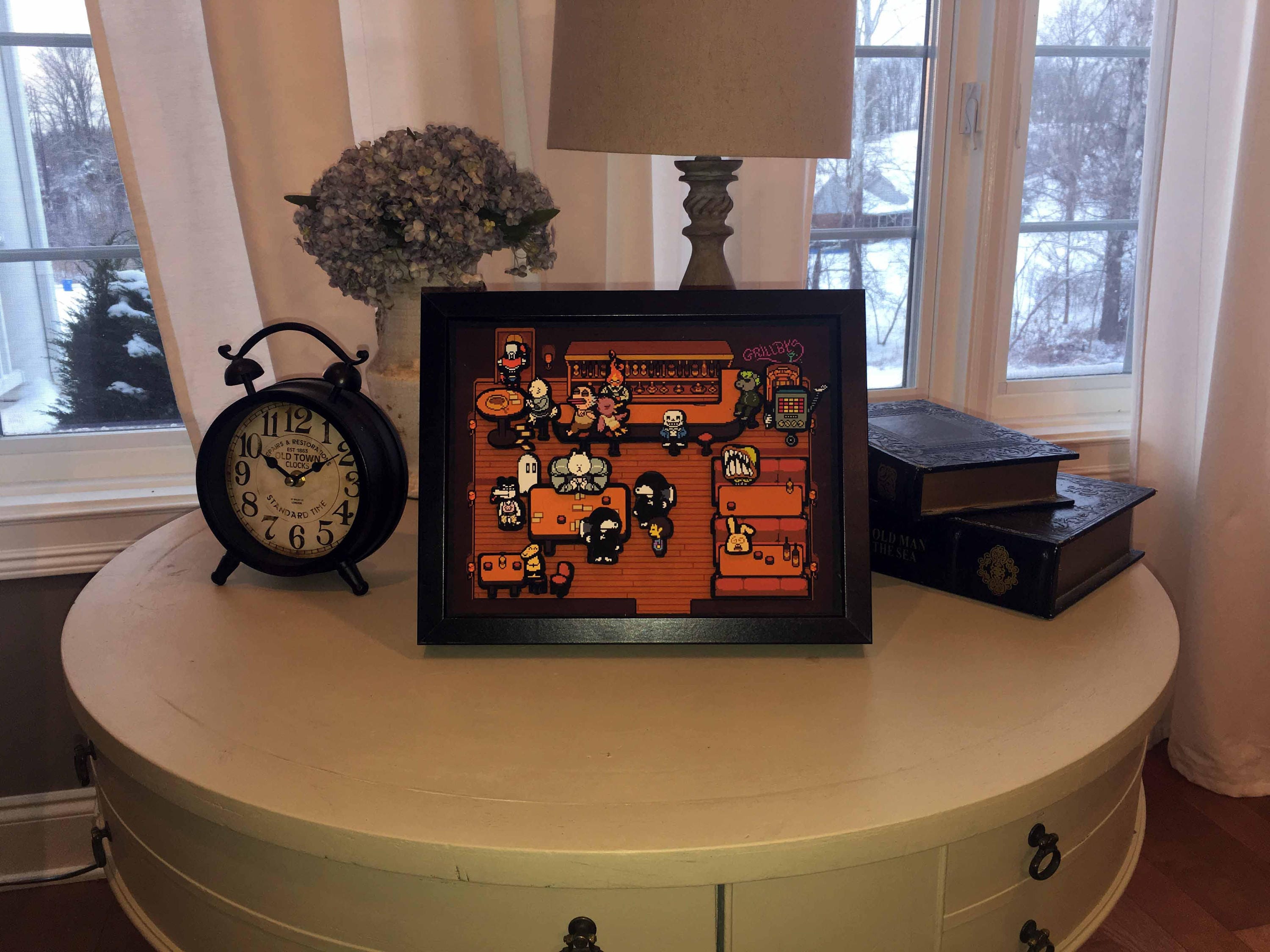 Undertale Snowdin Bar 3D Shadow Box Diorama - Etsy Singapore