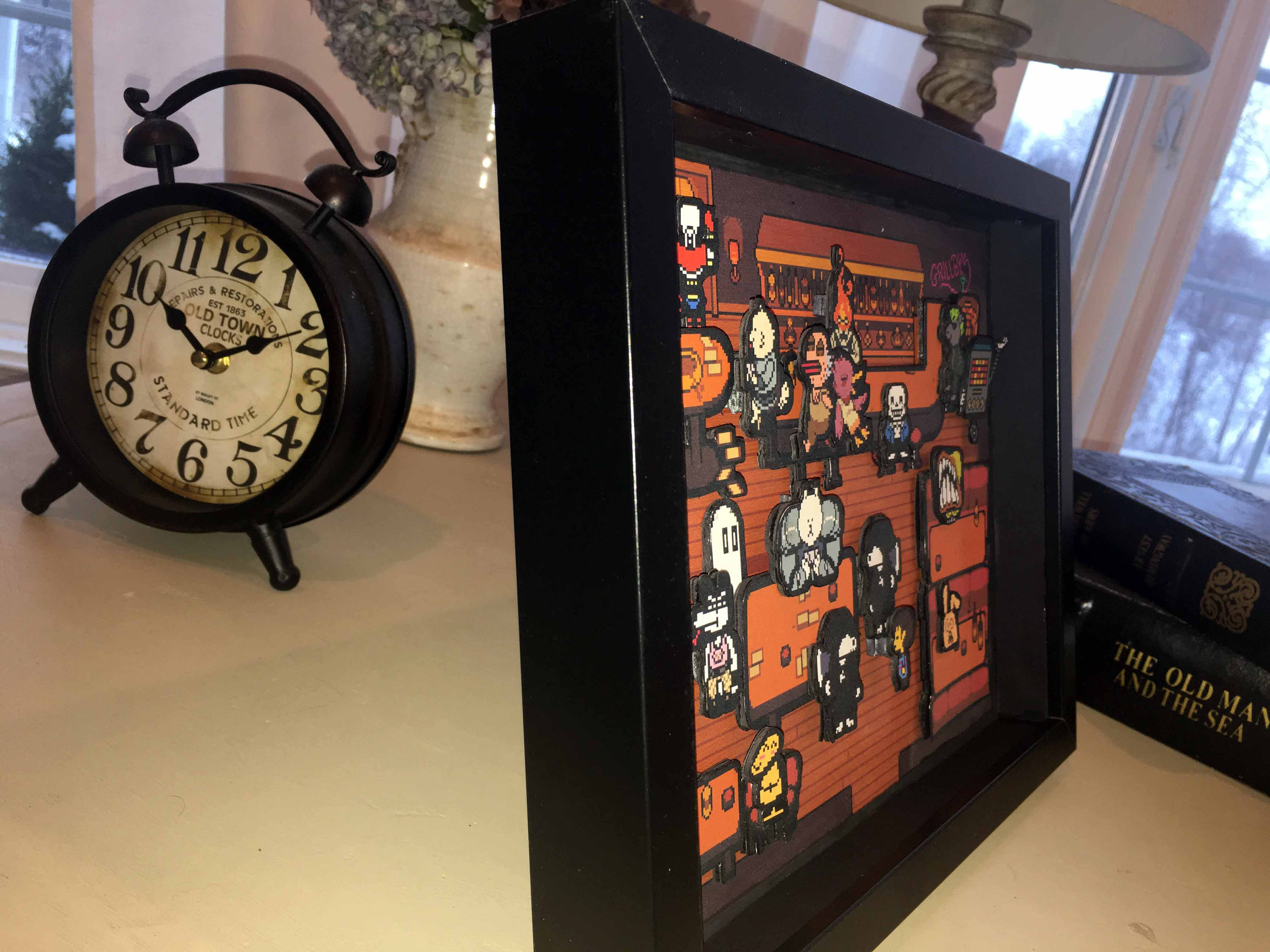 Undertale Snowdin Bar 3D Shadow Box Diorama - Etsy Singapore