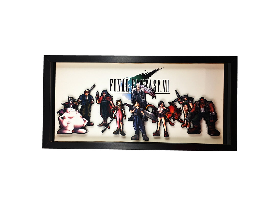 Final Fantasy VII Shadow Box Diorama in 9x20 Frame FF7 Gift - Etsy
