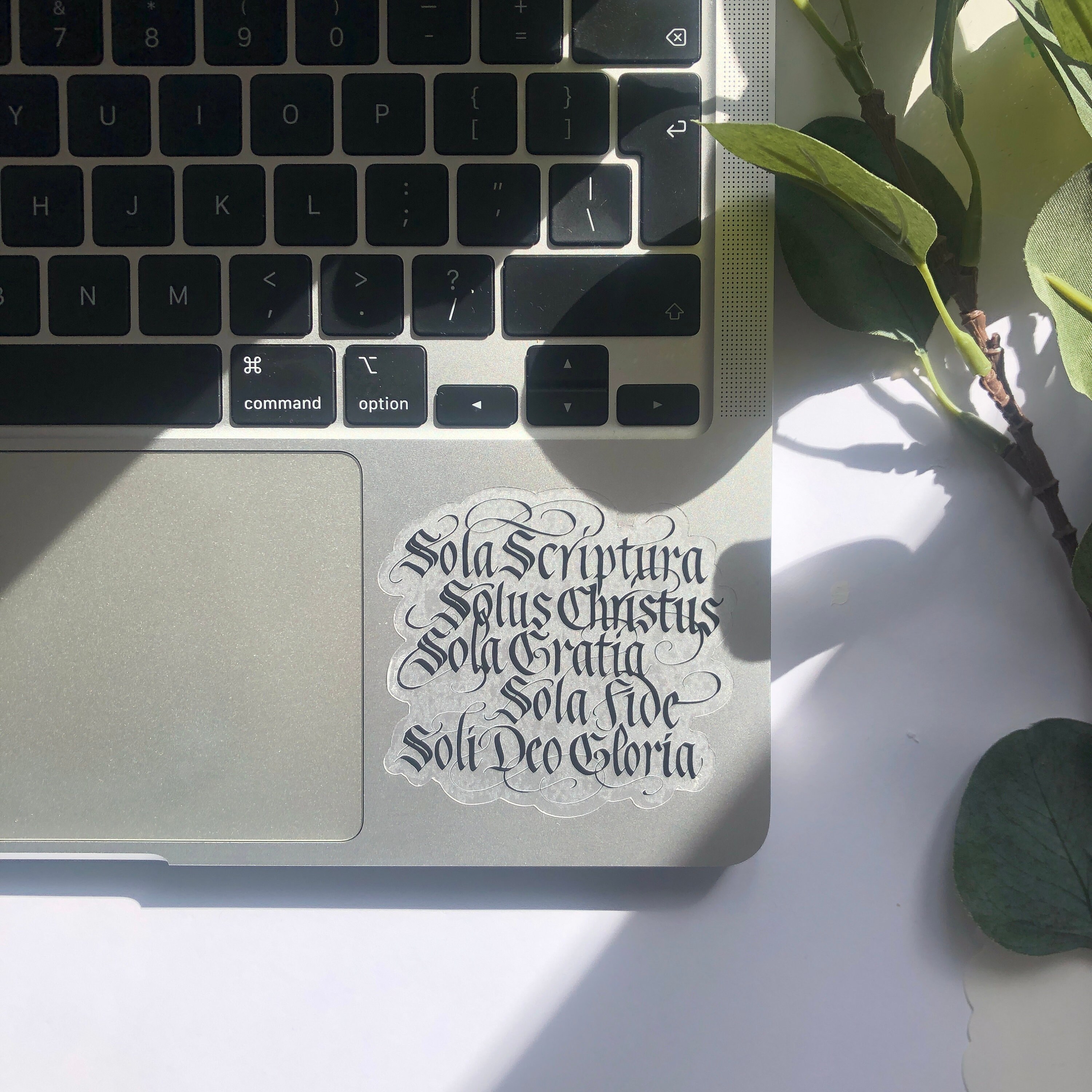 Clear Five Solas Sticker Christian Sticker Faith Vinyl | Etsy