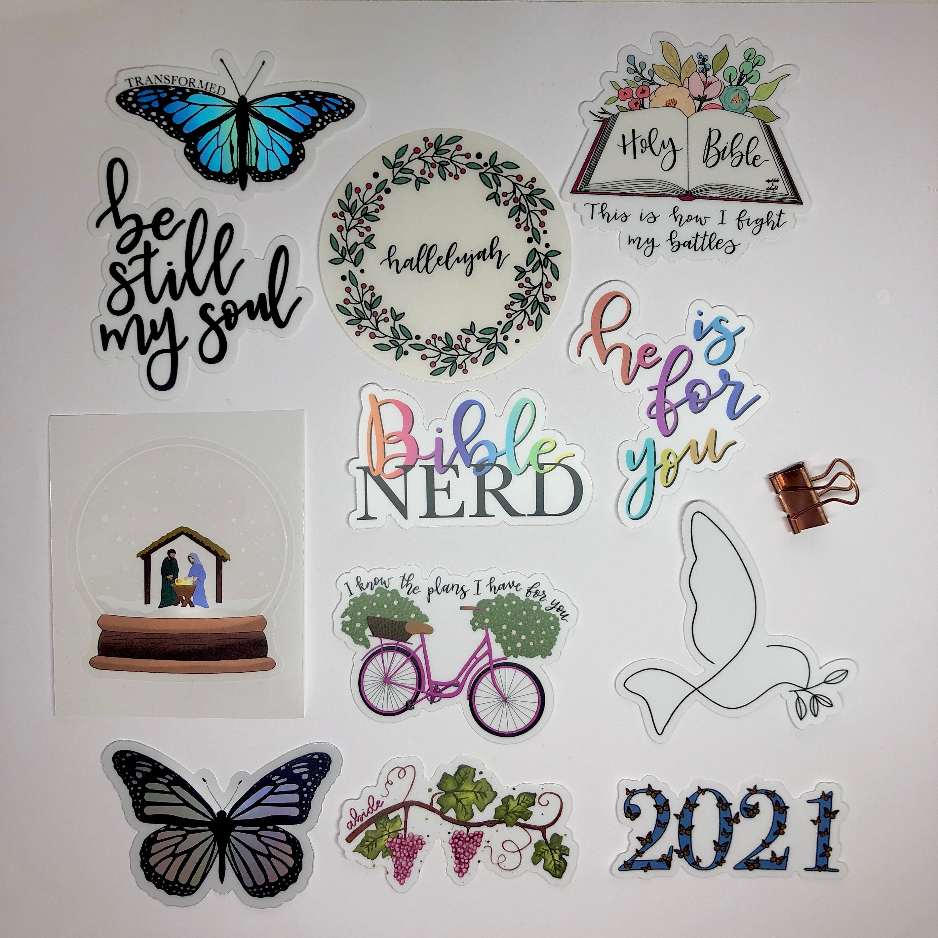 Clear Five Solas Sticker Christian Sticker Faith Vinyl | Etsy