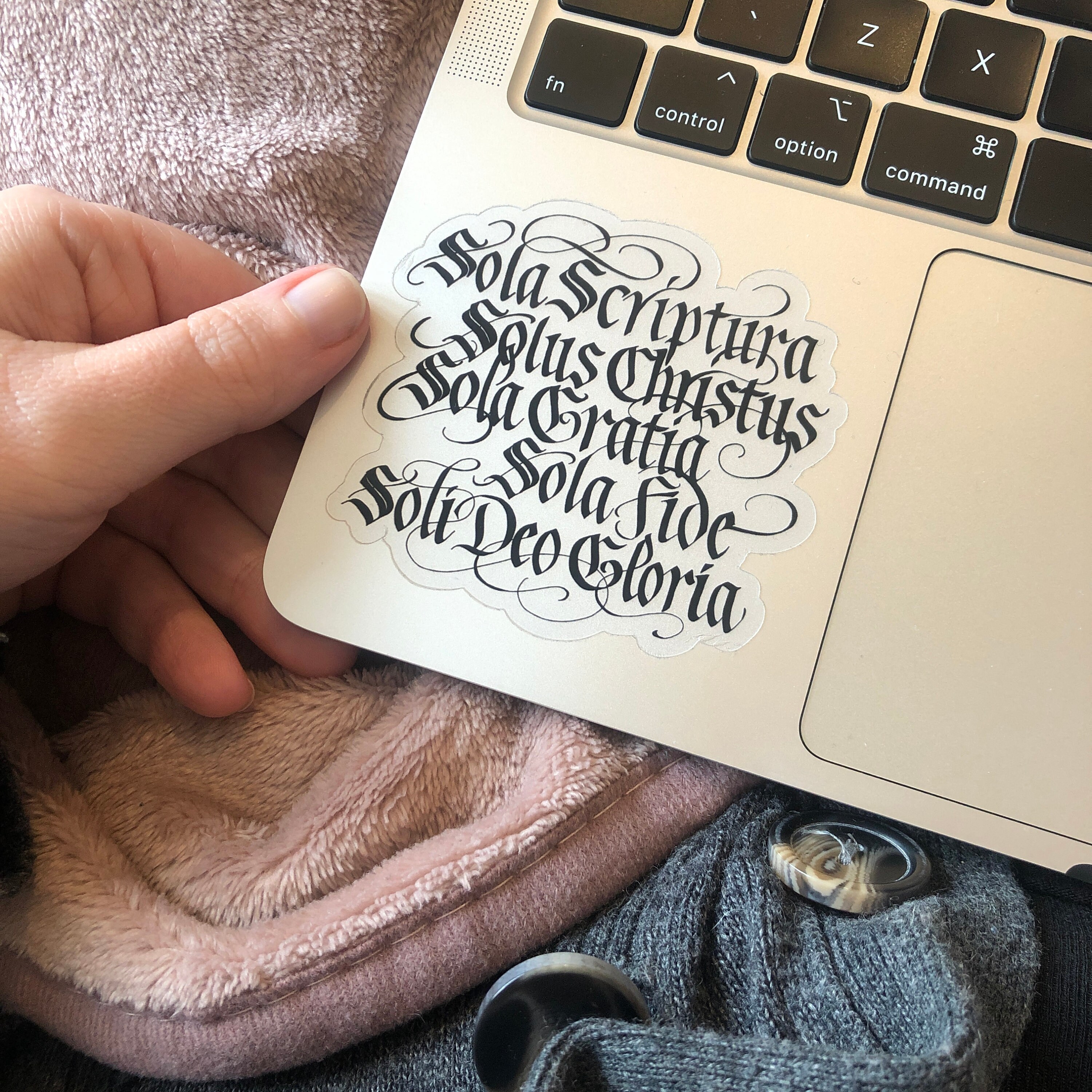 Clear Five Solas Sticker Christian Sticker Faith Vinyl | Etsy