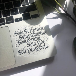 Waterproof Reformation Sticker Martin Luther Sticker John Calvin ...