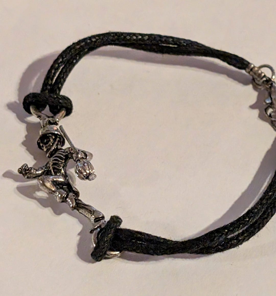 Y2K Halloween Bracelet Skeleton Metal Drum Major With Pumpkin Baton ...