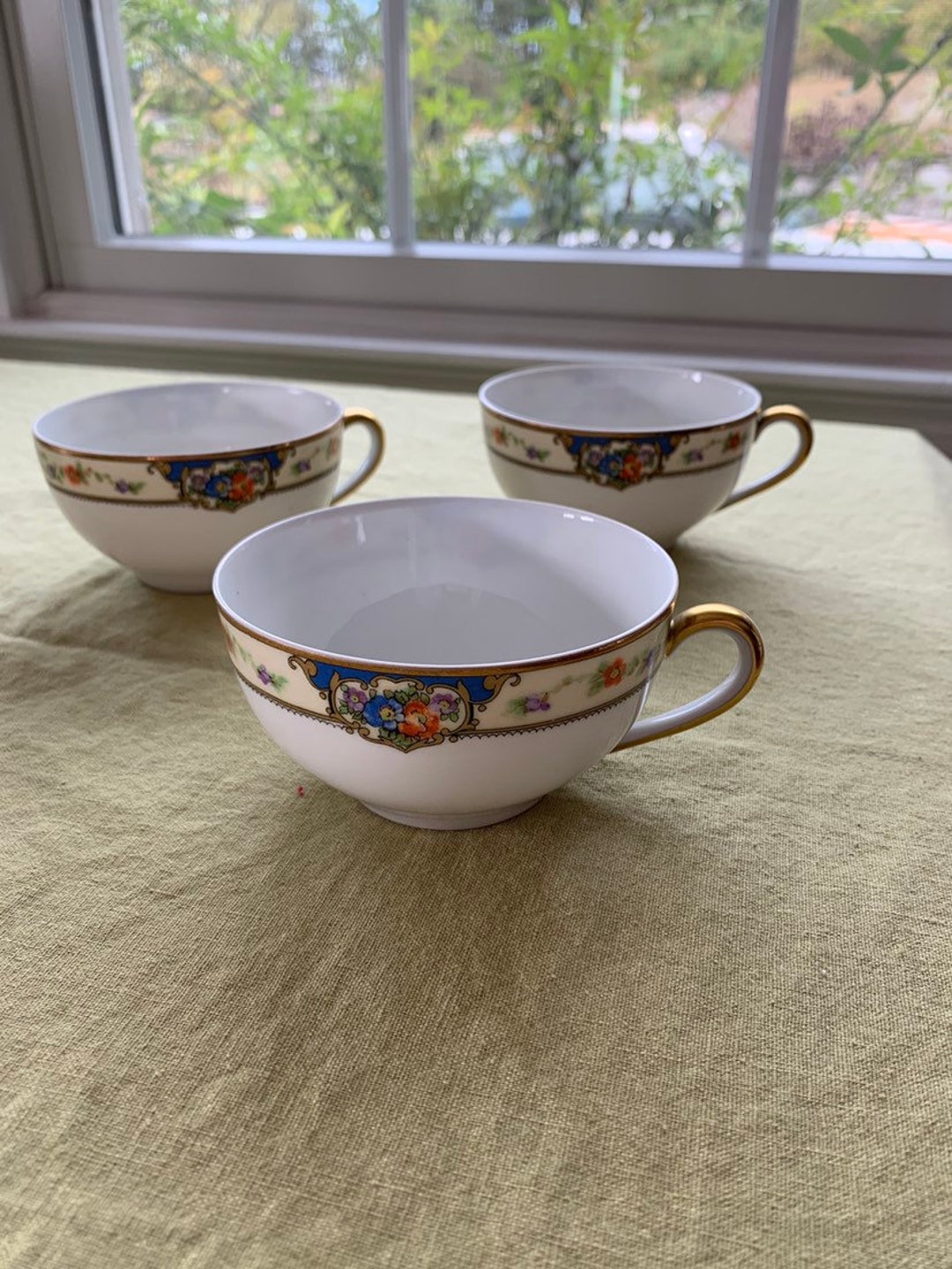 TK Thuny Savoy Pattern China Tea Cups - Etsy