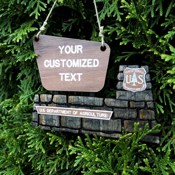 Forest Service Sign - Etsy