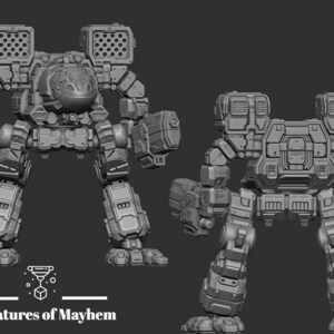 Splinter Wulf H by PMW Alternate Battletech Mechwarrior Miniatures - Etsy