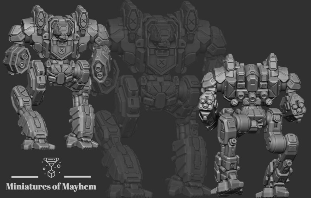 Crimson Cobra A by PMW Alternate Battletech Mechwarrior Miniatures - Etsy