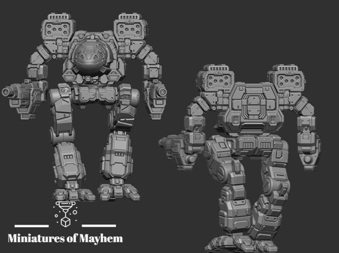 Splinter Wulf D by PMW Alternate Battletech Mechwarrior Miniatures - Etsy