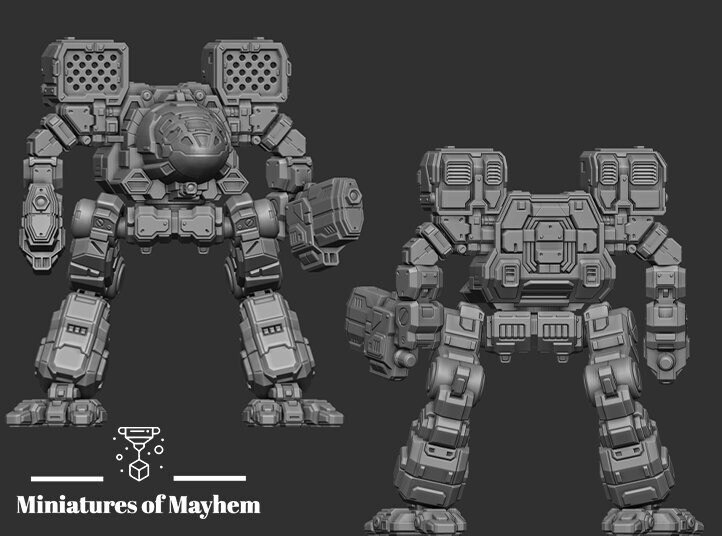 Splinter Wulf H by PMW Alternate Battletech Mechwarrior - Etsy