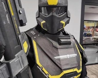 Full Helldivers 2 B-01 Tactical Armor 1:1 Fully Painted and Finished - Cosplay, Collectors ...
