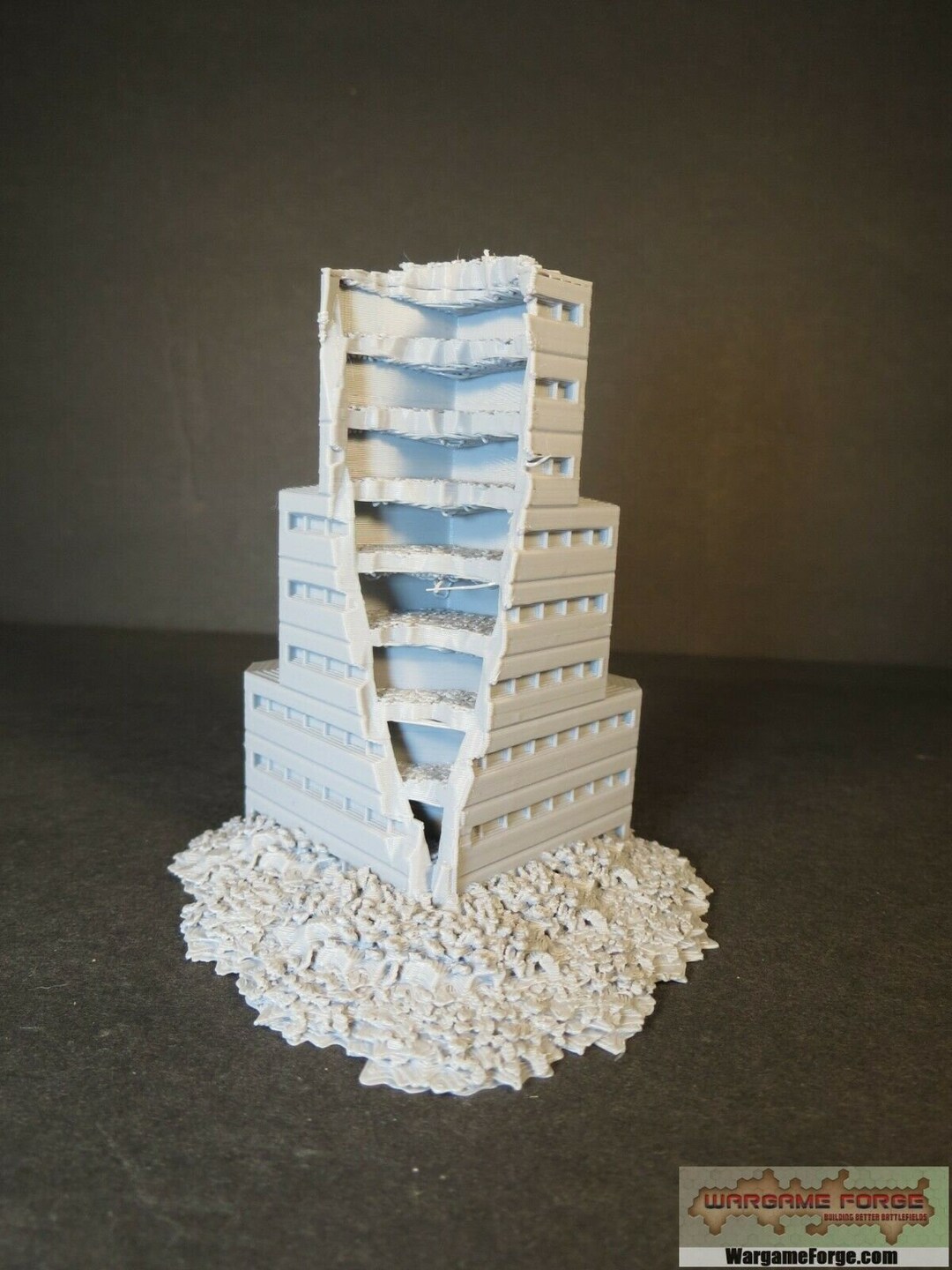 SFR014 Ruined Sci-fi Building 14 Tabletop War Game Terrain Battletech ...