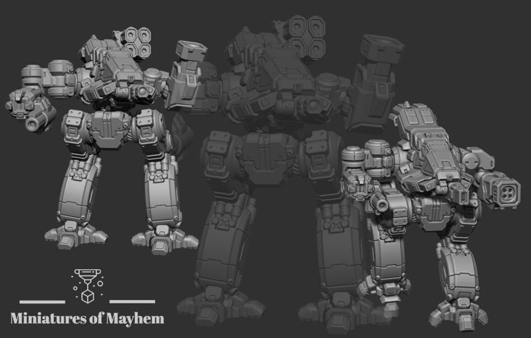 Wackmaster MWO S2 by PMW Alternate Battletech Mechwarrior Miniatures - Etsy