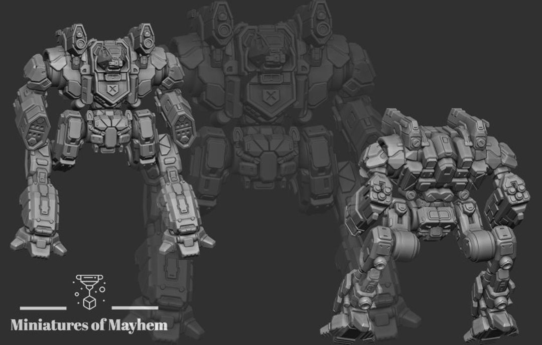 Crimson Cobra E by PMW Alternate Battletech Mechwarrior Miniatures - Etsy